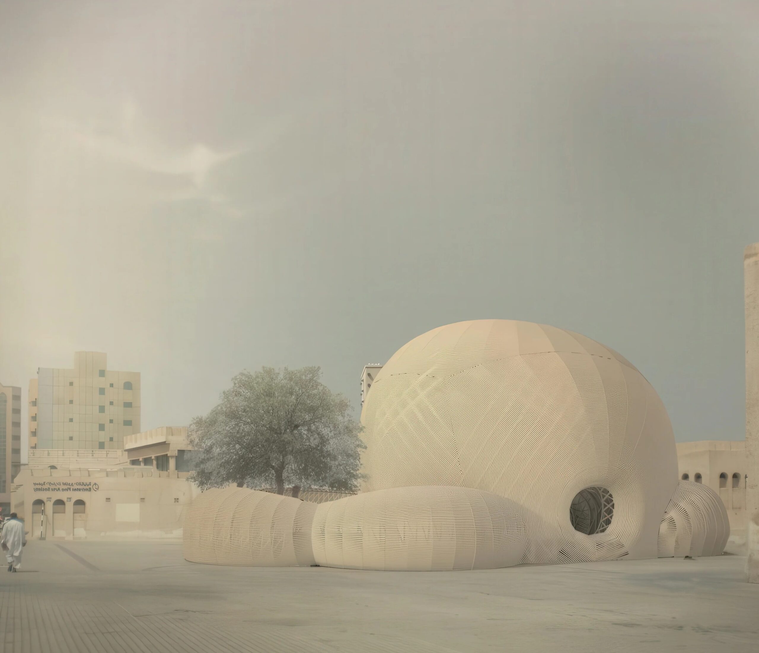 沙迦国际艺术博览会 Pavilion Pavilion for Sharjah Biennial 11 | AMID.cero9 建筑事务所 ...